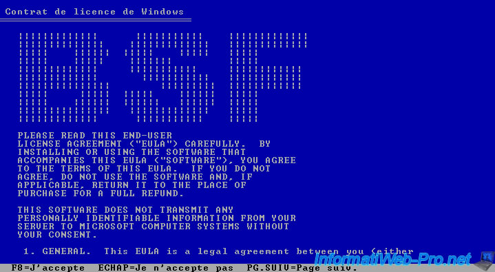 Install Windows Server 2003 - Windows Server - Tutorials - InformatiWeb Pro